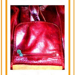 Vera Pelle | Bags | New Rare Unique Vera Pelle High Grain Top Grade ...